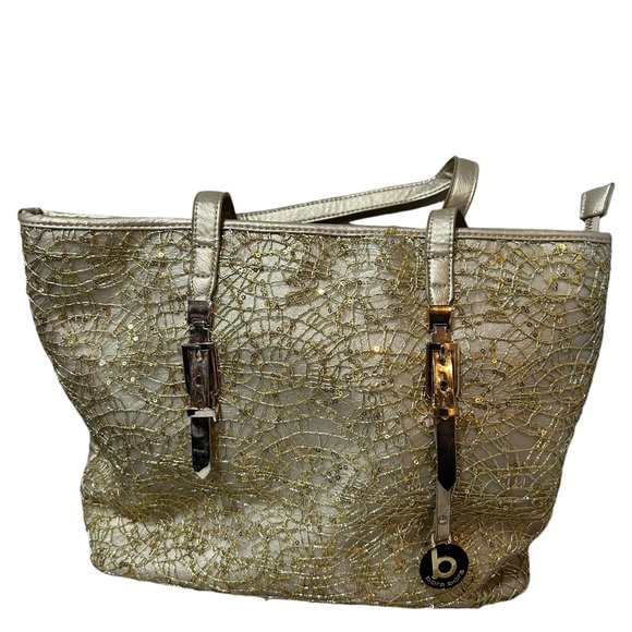 bora bora | Bags | Bora Bora Golden Lace Shoulder Bag | Poshmark